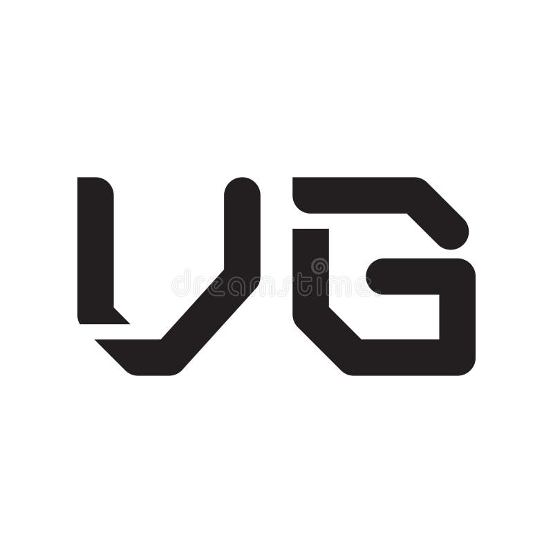 Vg Initial Letter Vector Logo Icon Stock Vector - Illustration of ...