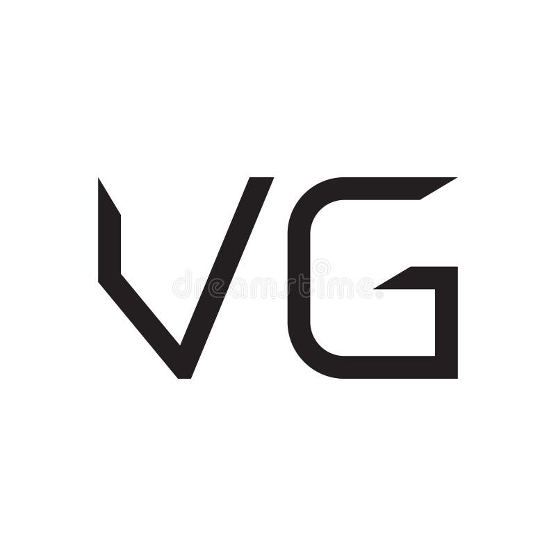 Vg Initial Letter Vector Logo Icon Stock Vector - Illustration of ...