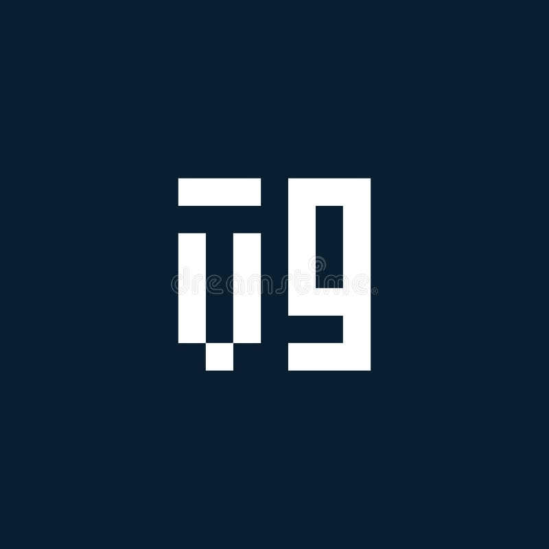 VG Initial Monogram Logo with Geometric Style Stock Vector ...