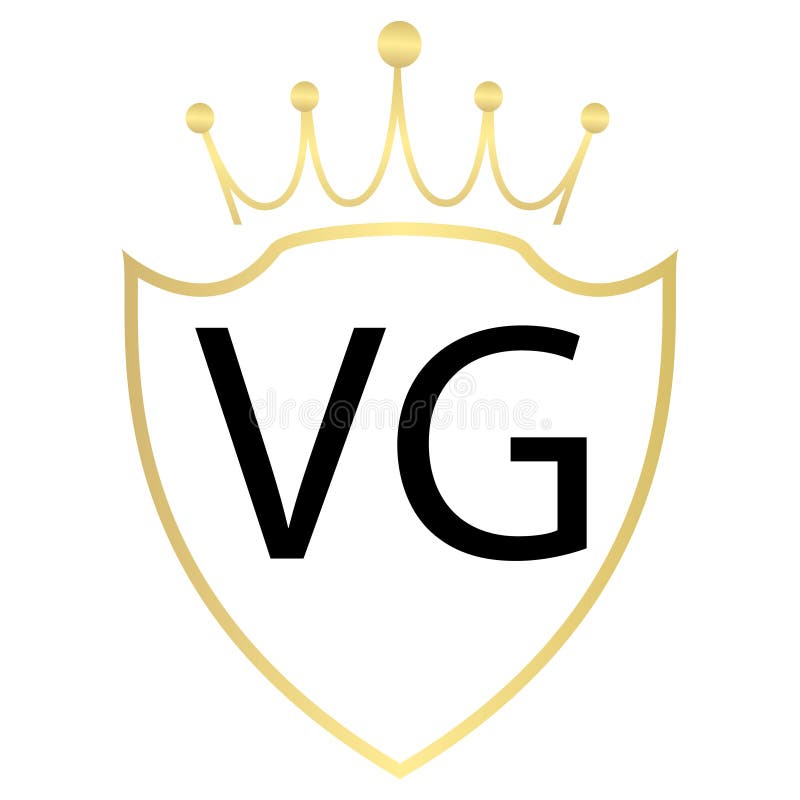 VG Letter Logo Design with Simple Style Stock Vector - Illustration of ...