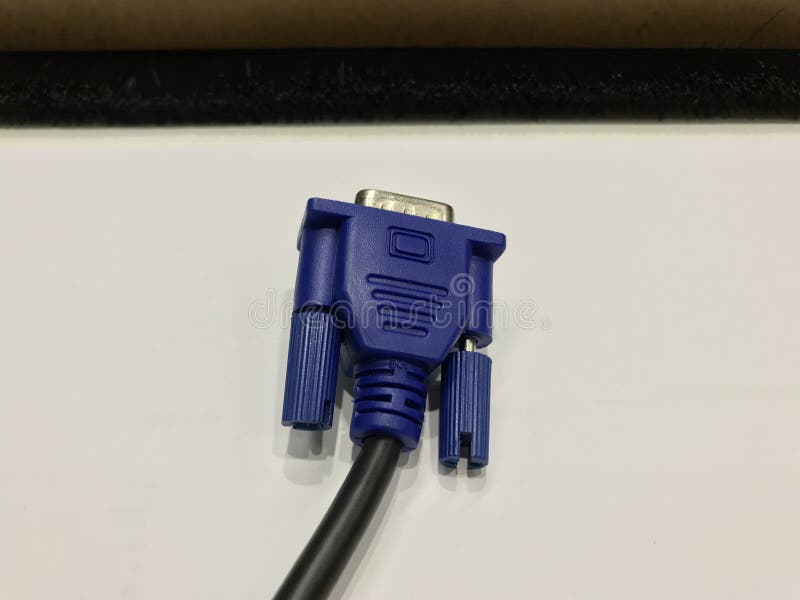 VGA adapter stock photo. Image of wire, display, port - 85021426