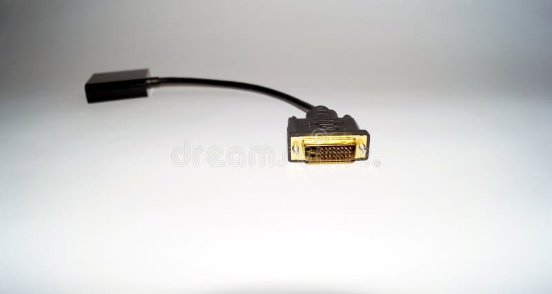 Vga Cable, for Connecting Graphics Card and Computer Stock Photo ...