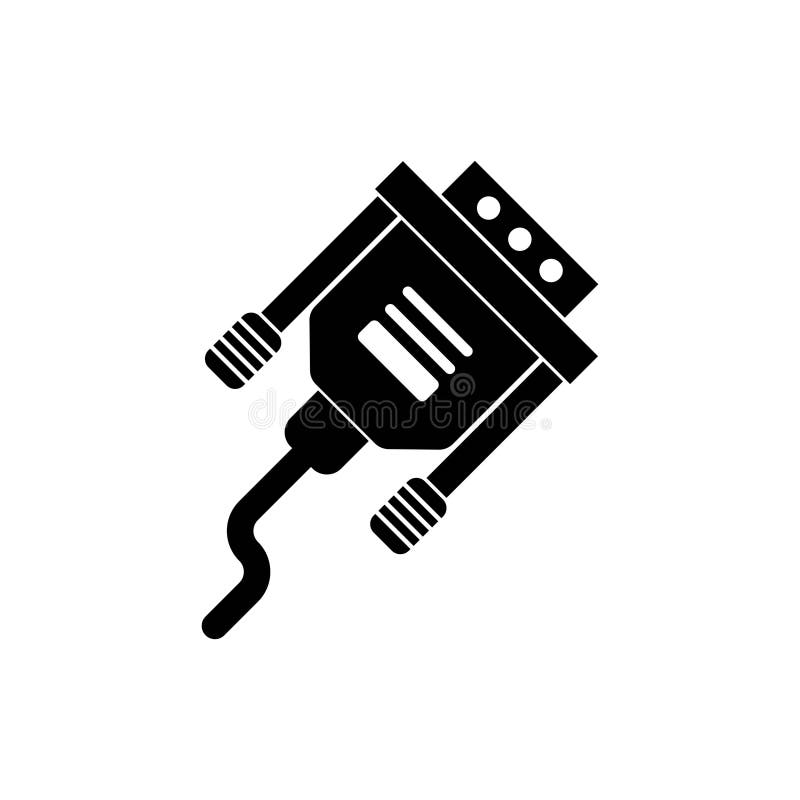 VGA Cable Icon. Vector Illustration Symbol Design Stock Vector ...
