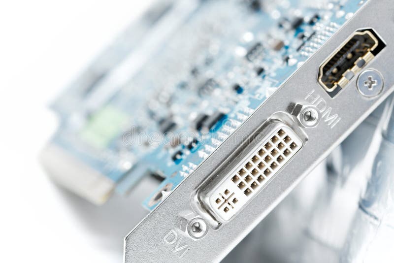 VGA card stock image. Image of connector, component, board - 10838105