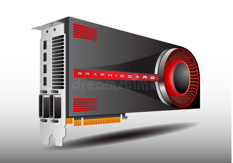 VGA Card Series 1 stock vector. Illustration of grapich - 43131039