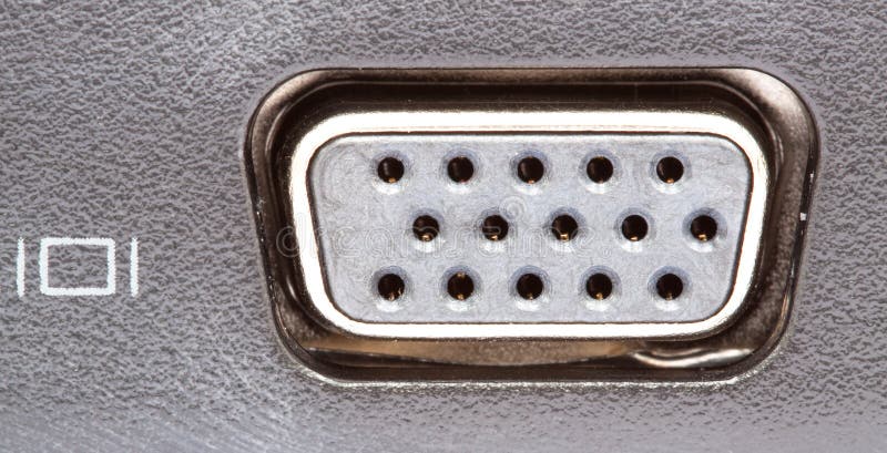 VGA connector stock photo. Image of peripherals, plastic - 11007610