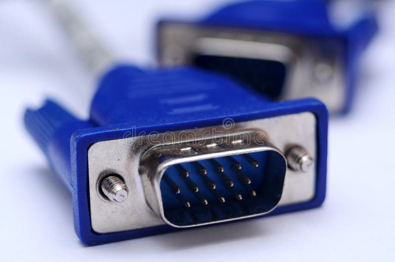 Vga connector stock image. Image of port, pins, industry - 36056531
