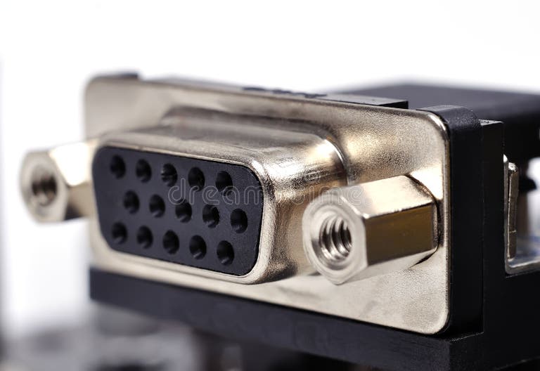 VGA interface stock image. Image of computer, communication - 46529093