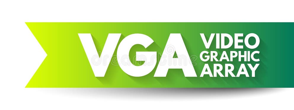 Vga Graphics Stock Illustrations – 421 Vga Graphics Stock Illustrations ...