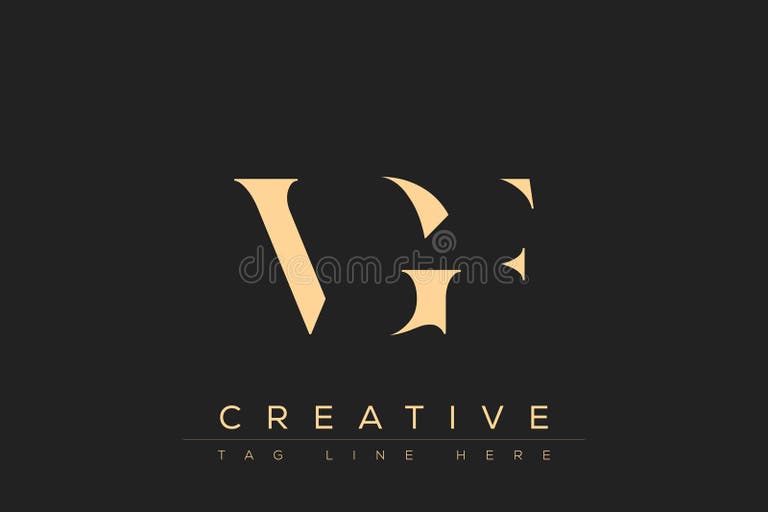 VGF Abstract Letter Logo Design Stock Vector - Illustration of logotype ...
