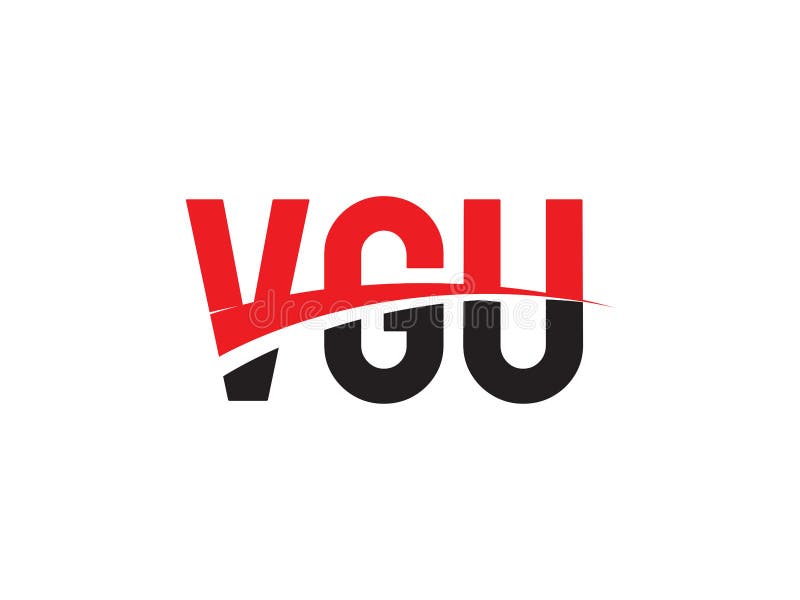 VGU Letter Initial Logo Design Vector Illustration Stock Vector ...