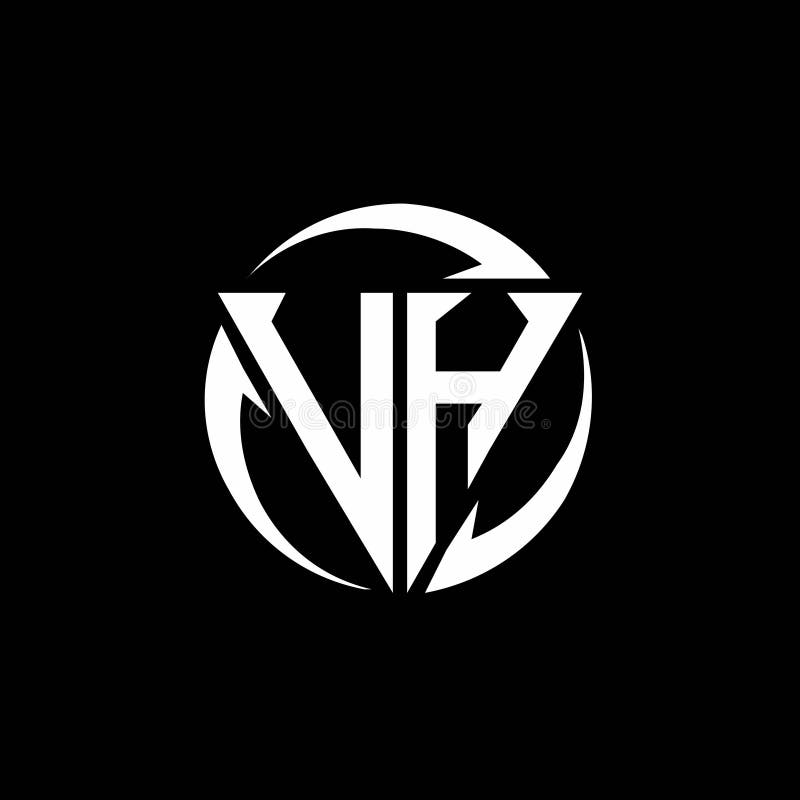 VH Logo Monogram Design Template Stock Vector - Illustration of elegant ...