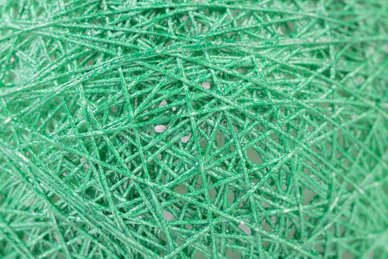 Vhaotically Arranged Interlacing of Green Threads Stock Photo - Image ...
