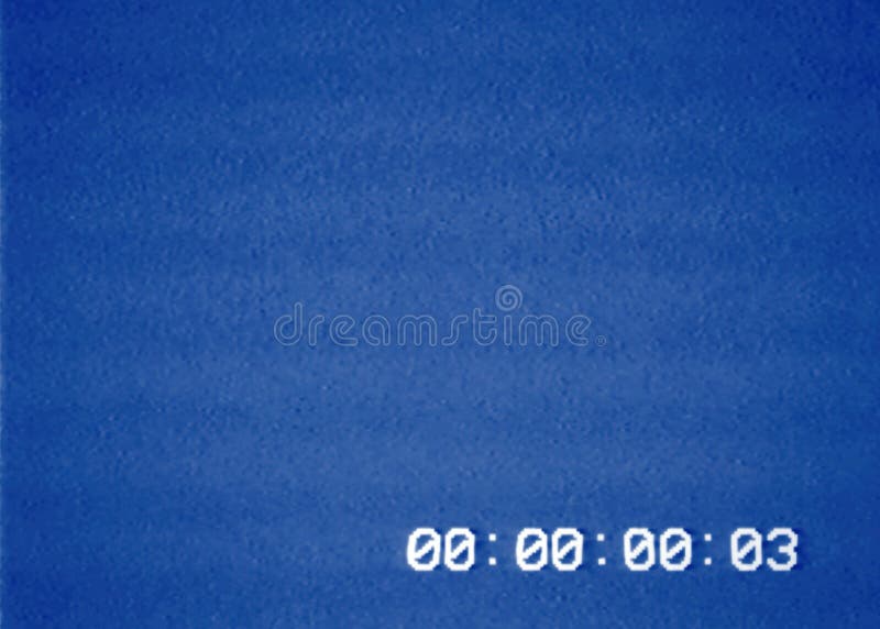 VHS Bad 30 Seconds Timecode Blue Stock Illustration - Illustration of ...