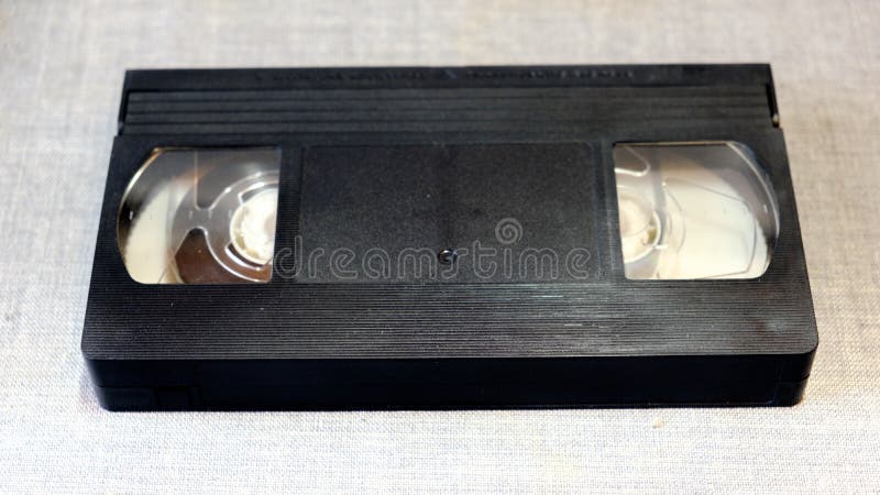 VHS cassette rear view stock image. Image of aged, entertainment - 83608753