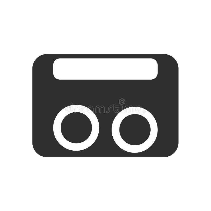 Vhs Icon Vector Sign and Symbol Isolated on White Background, Vhs Logo ...