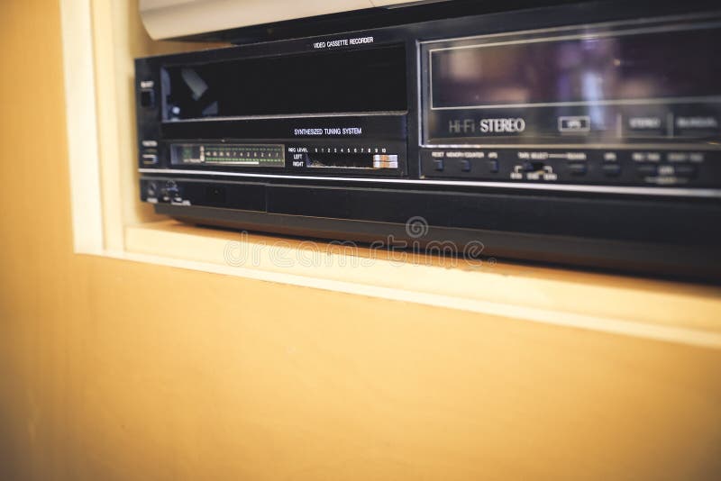 Vhs Player and Recorder Videotape Professional System Stock Photo ...