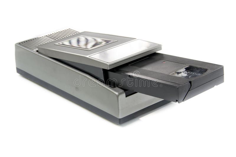 VHS Rewinder and Vhs Video Tape Stock Image - Image of cassette ...