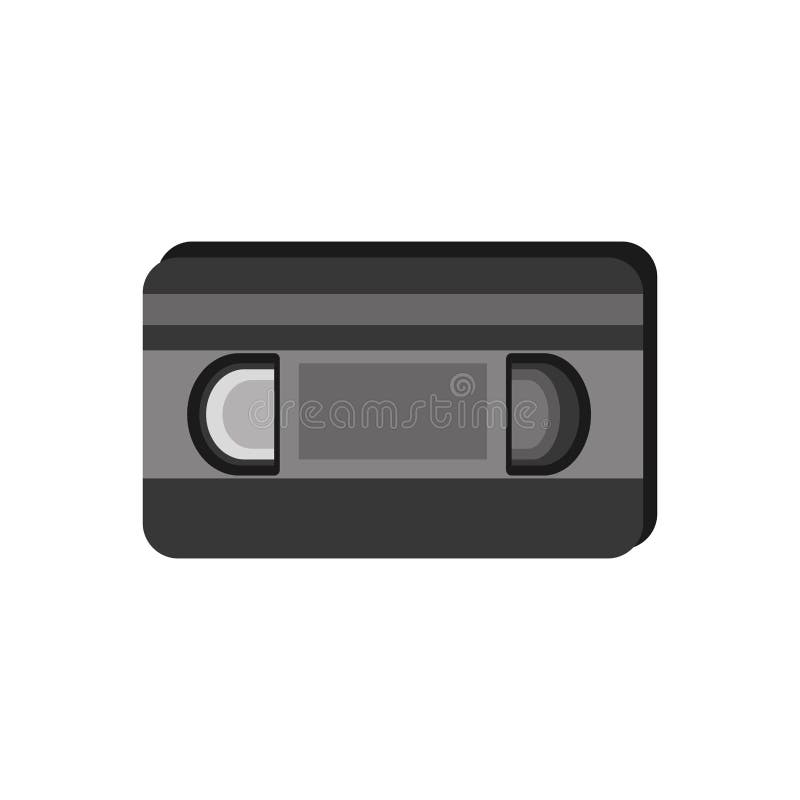Vhs Tape Movie Record Retro Stock Illustration - Illustration of camera ...