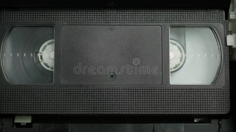 VHS Video Cassette is Played in the VCR Stock Footage - Video of ...