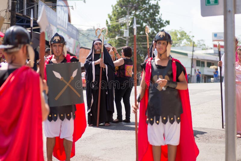 Via Crucis Celebration editorial photo. Image of town - 69809611