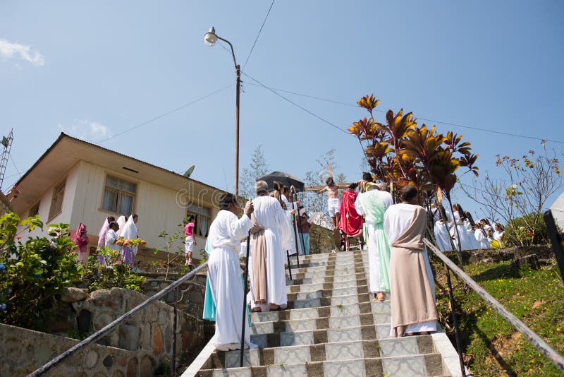 Via Crucis Celebration editorial image. Image of easter - 69810190