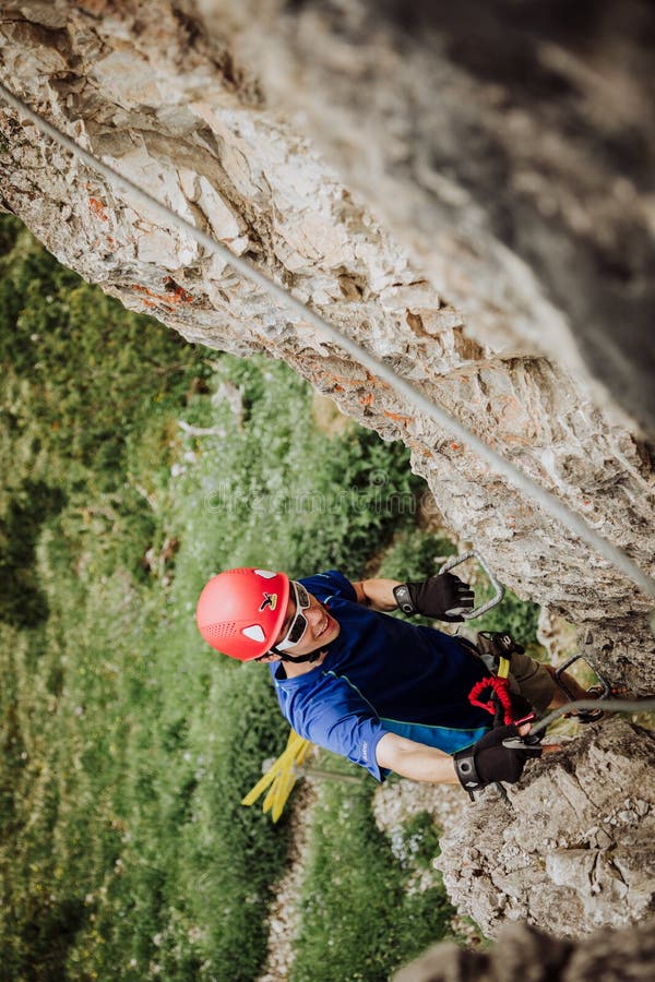 Via Ferrata Climbing in Austria Editorial Photo - Image of klettersteig ...