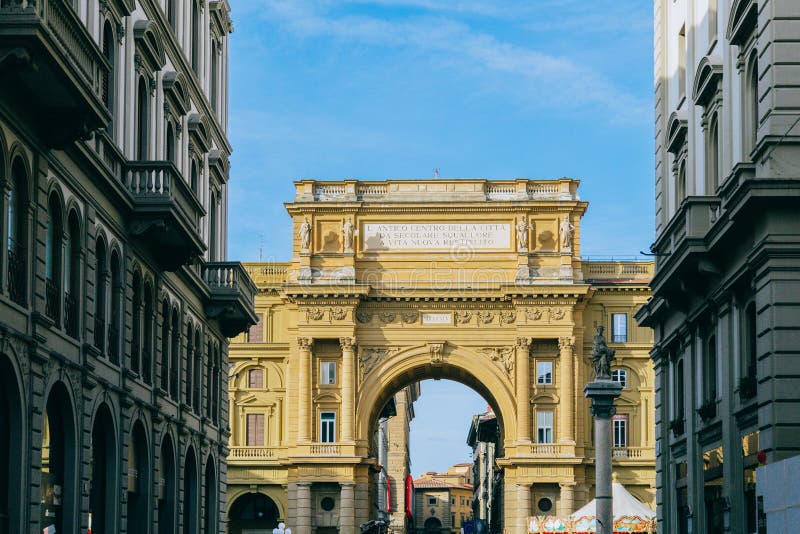 Via di Firenze VI immagine stock editoriale. Immagine di limite - 99879144