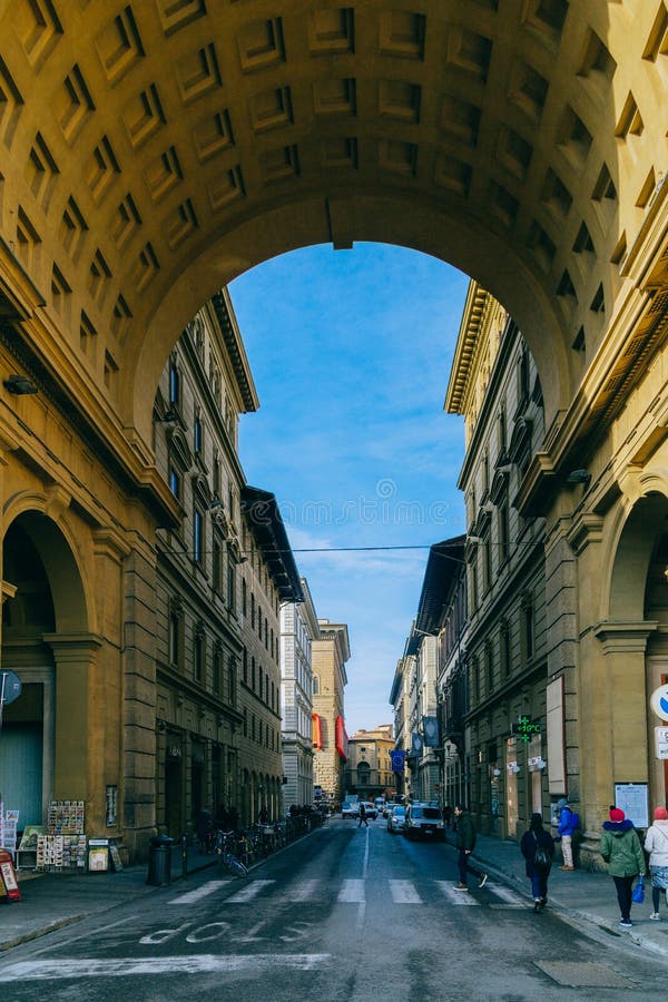 Via di Firenze VI immagine stock editoriale. Immagine di limite - 99879144