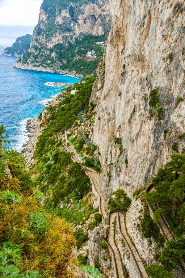 Via Krupp stock photo. Image of beautiful, capri, naples - 237155616