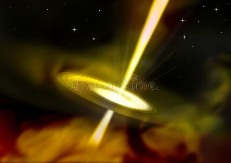Quasar galaxy stock illustration. Illustration of darkness - 271740016