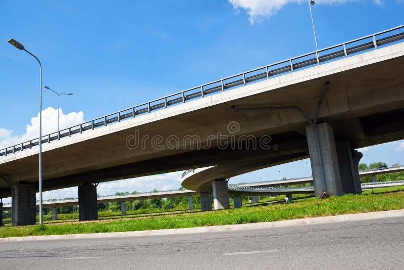 Viaduct stock photo. Image of perspective, color, modern - 20259848