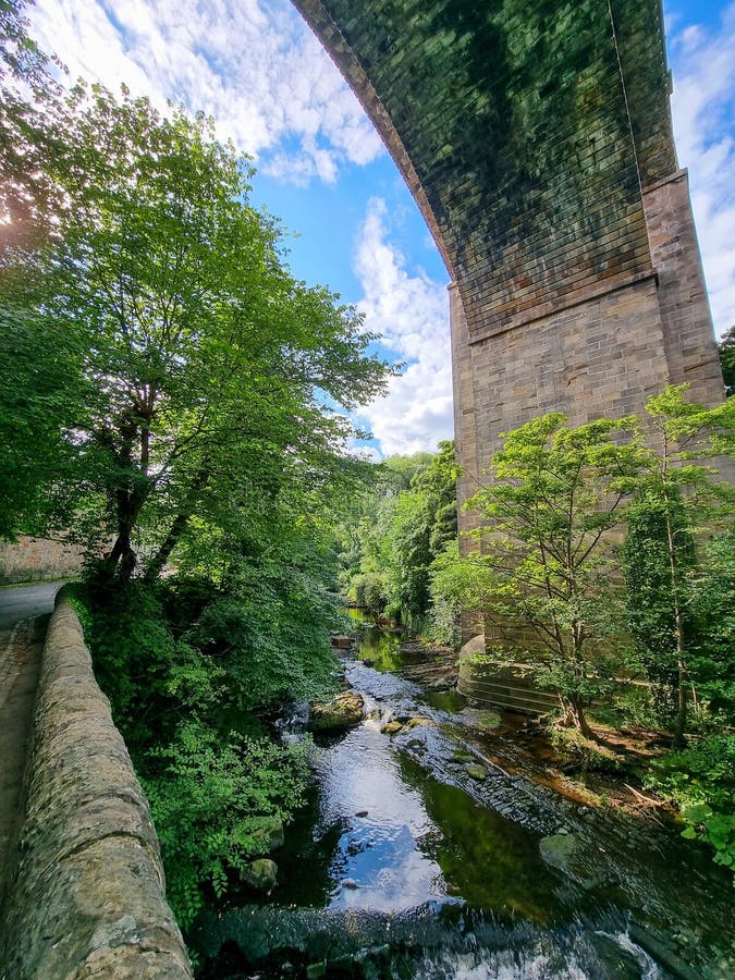 Viaduct Over the Water of Leith in Edinburgh Stock Image - Image of ...