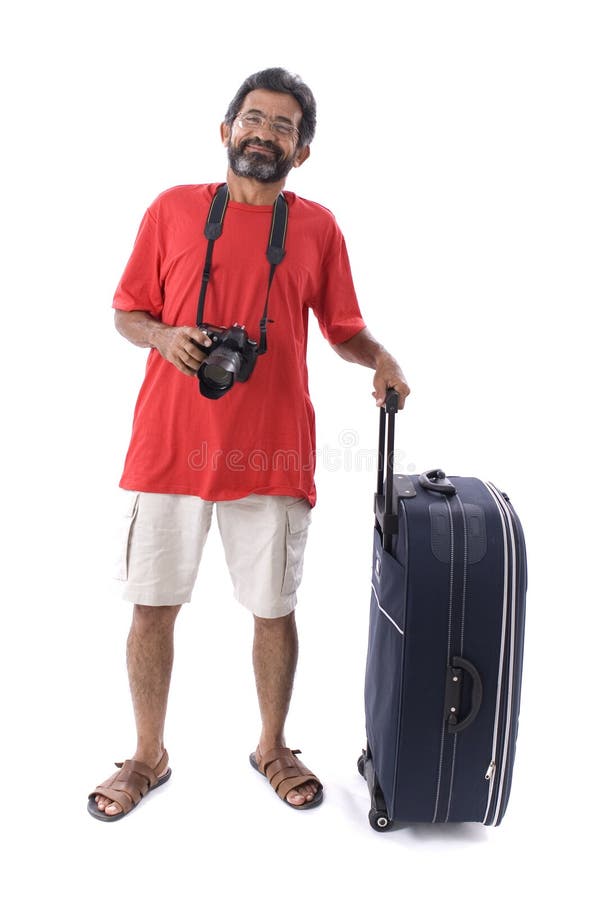 Viaggiatore immagine stock. Immagine di fotocamera, maschio - 6556471