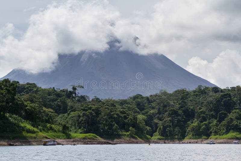 Viaje Kayaking Del Lago Arenal Fotografía editorial - Imagen de ...