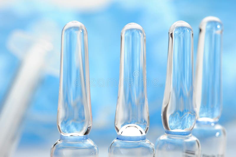 Vial stock image. Image of closeup, blue, object, injection - 30394959