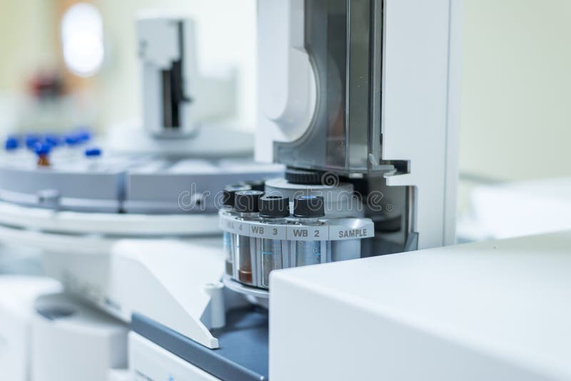 Vials in the Autosampler Tray. Stock Photo - Image of pharmaceutical ...