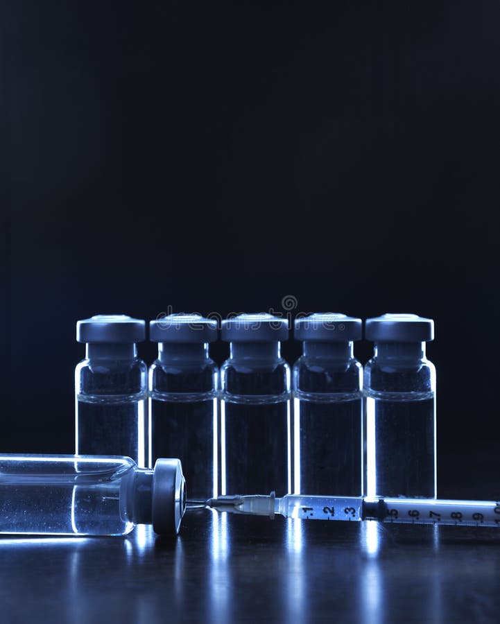Vials of medications. stock image. Image of injected - 22933385