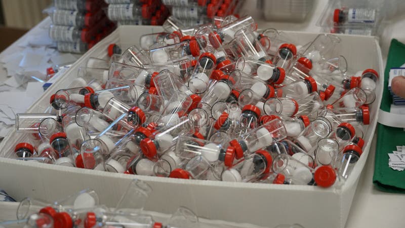Vials Set on Gas Chromatography Stock Image - Image of dose, injection ...