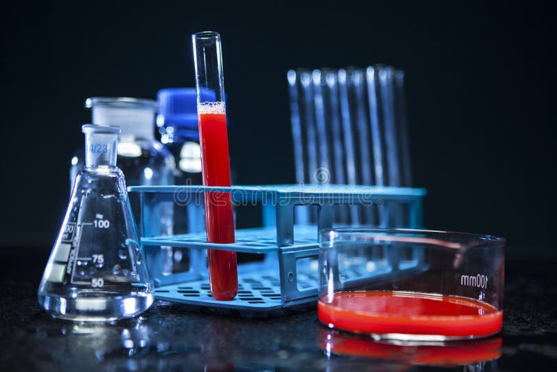 Laboratory vials stock photo. Image of fluid, transparent - 30542114