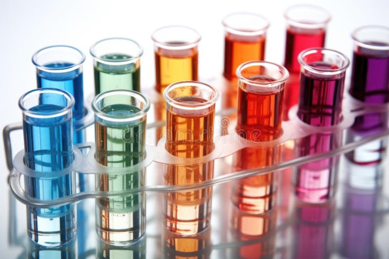 Vials or Test Tubes Ready for Samples Stock Photo - Image of supplies ...