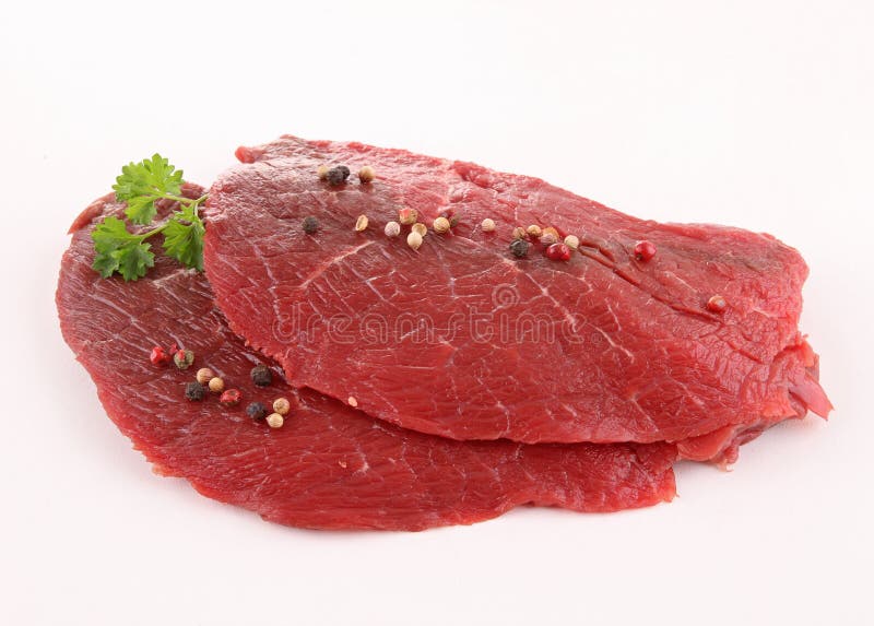 Viande crue de boeuf photo stock. Image du boeuf, viande - 23597158