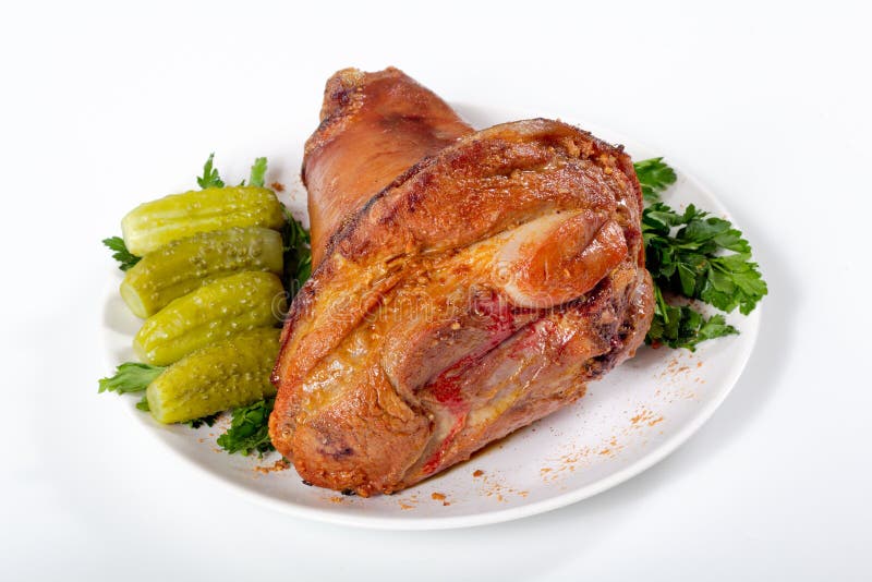 Viande cuite au four image stock. Image du filet, déjeuner - 32628965