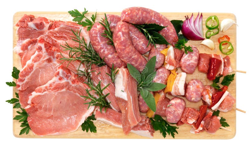 Viande De Porc Pour Le Barbecue Photo stock - Image of lard, porc: 23360400