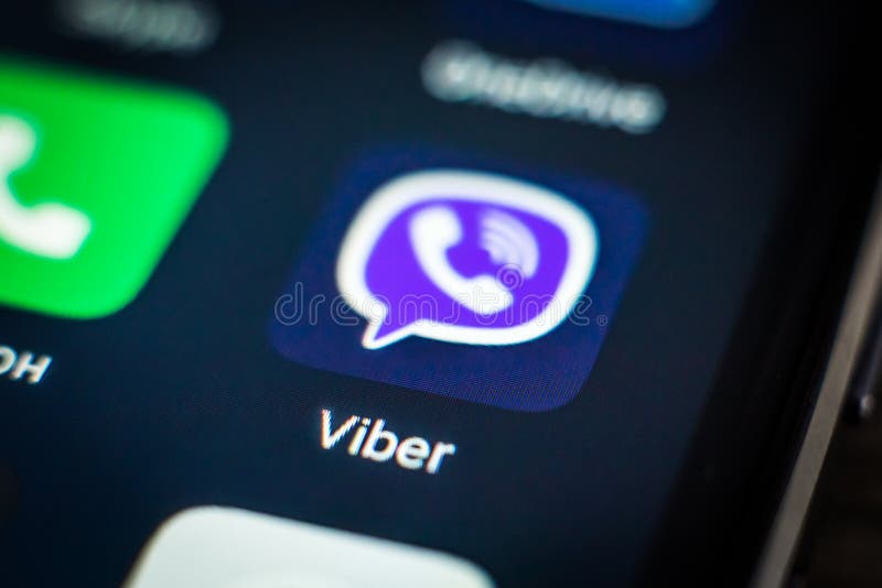 Viber application icon editorial image. Image of media - 141729810
