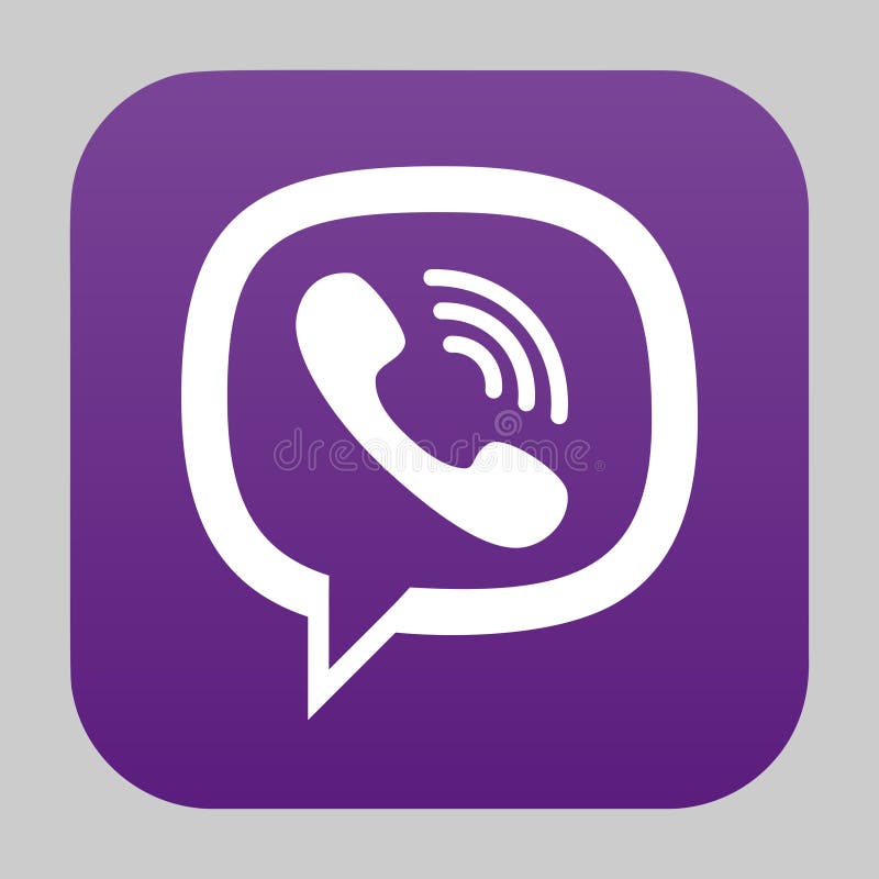 Viber logo icon editorial image. Illustration of business - 168934890