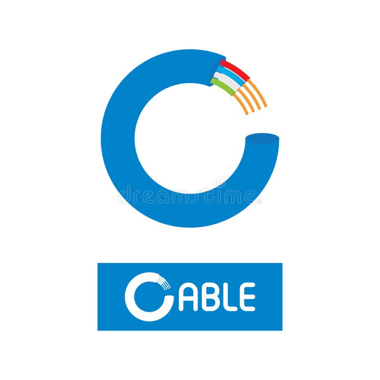 Viber optic cable icon stock vector. Illustration of icon - 262158911