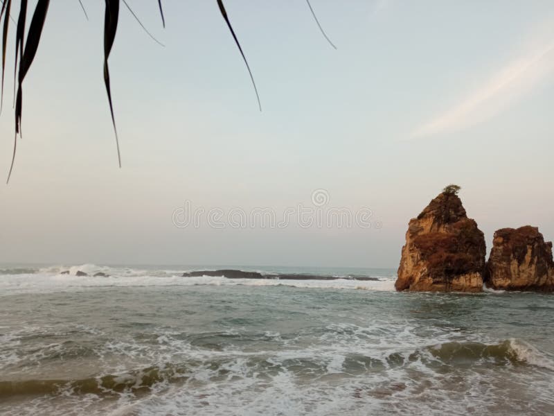 Vibing in Beach Enjoying Sunrise in the Morning Stock Photo - Image of ...