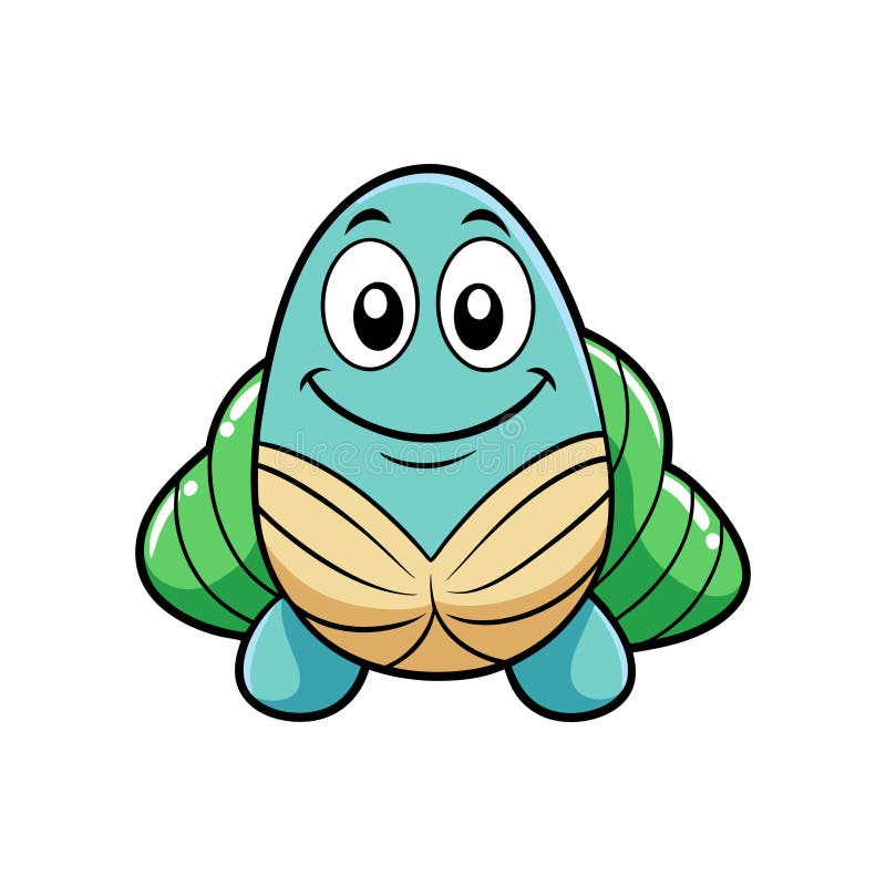 Vibrant Abalone Coloring Illustration Stock Photo - Illustration of ...