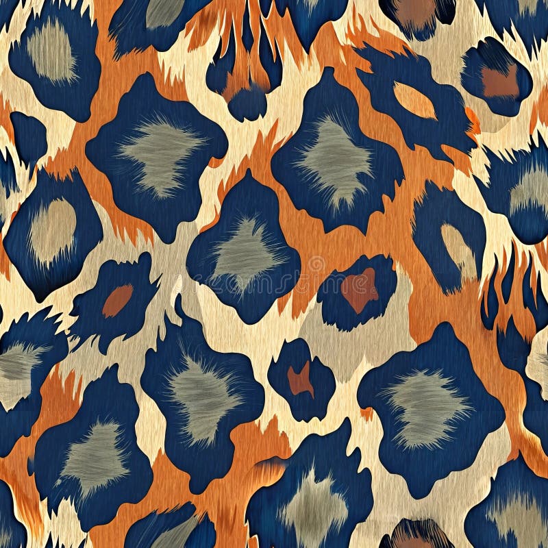 Vibrant Abstract Animal Print Pattern with Bold Colors Stock Image ...